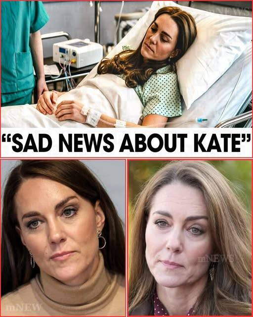 “SAD NEWS! Images of Princess Kate in a dangerous condition at the ...